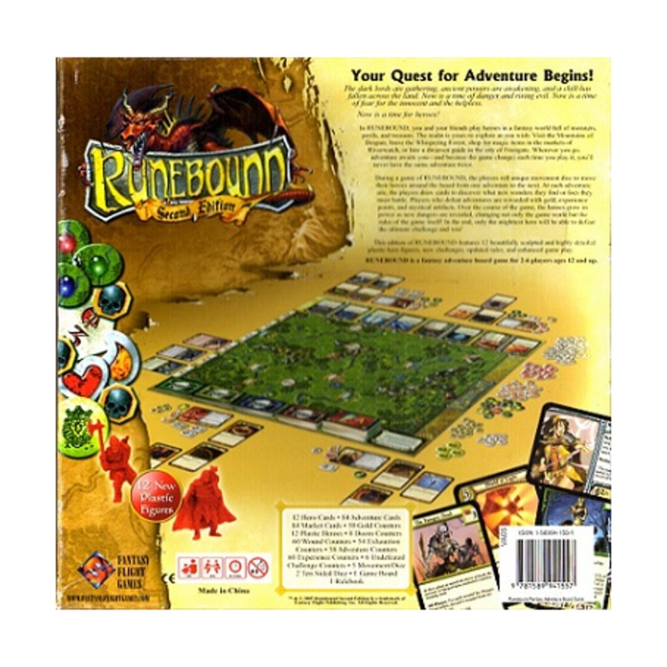 FFG Runebound Runebound (2nd Ed) Box VG+/NM | eBay