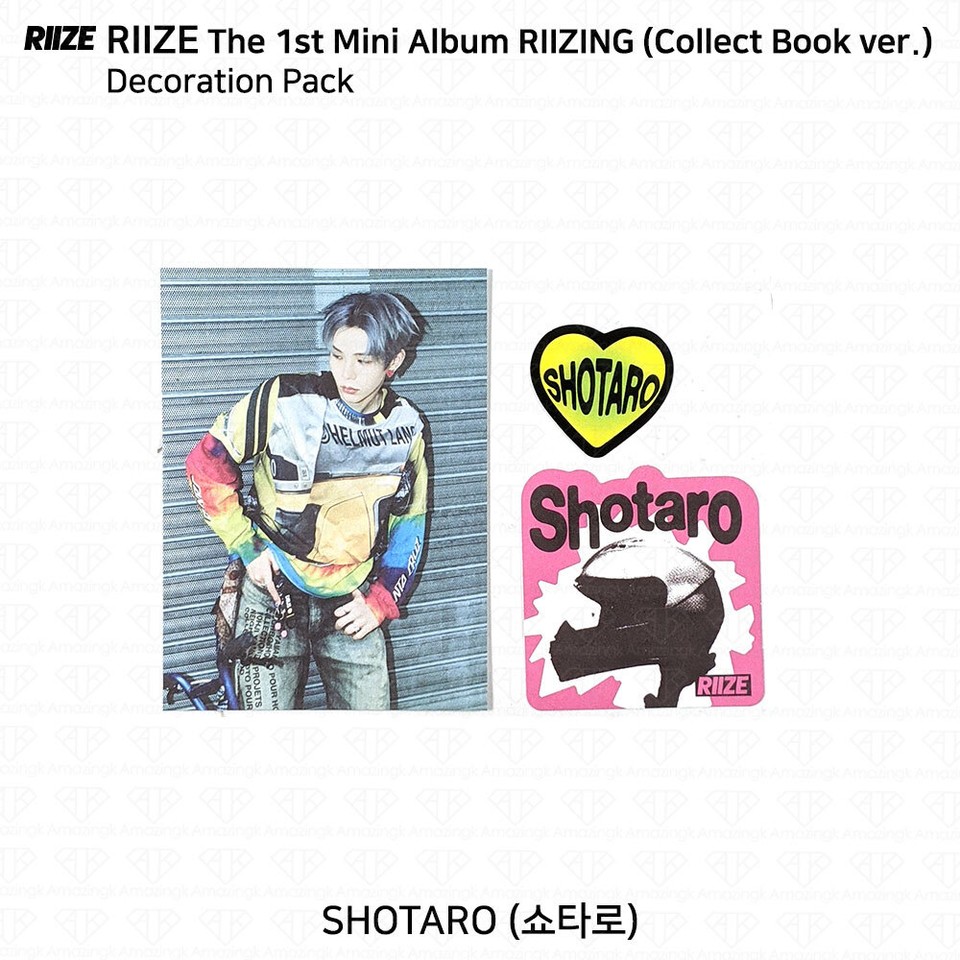 RIIZE The 1st Mini Album RIIZING Collect Book Photocard Portrait Photo ...