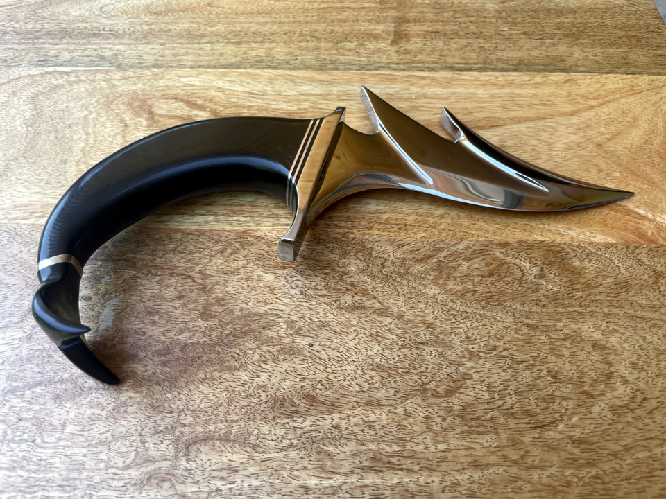 Gil Hibben Original Custom Fantasy Knife. Harpoon. 1980s. One of a kind ...