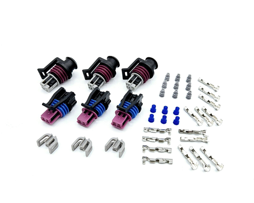 3x 2 Pin & 3 Pin Delphi GT150 Temperature Pressure Sensor Connector ...