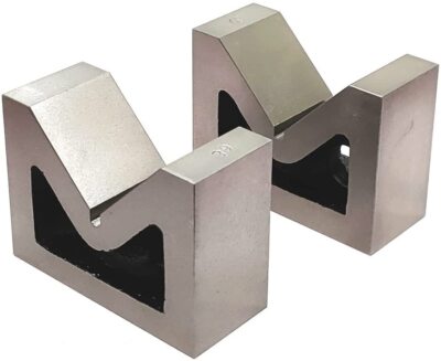 Seasoned Caste Iron v Block Pair 52 x 38 x 25 MM 2" Inch | eBay