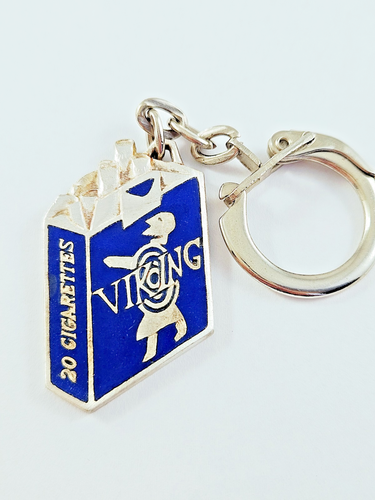 Keychain - Viking Cigarettes - Enamelled Metal - Signed Ballada - 1960s ...