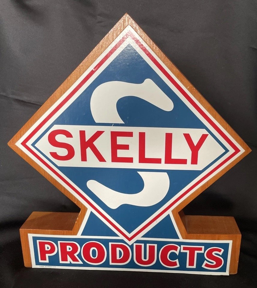 Property Of Skelly Oil Co. Skelly Products Double Sided Counter Sign ...