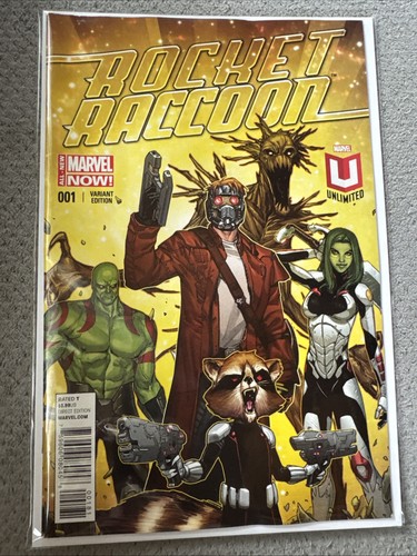 ROCKET RACCOON #1 MARVEL UNLIMITED VARIANT * RAREST ROCKET COMIC! | eBay