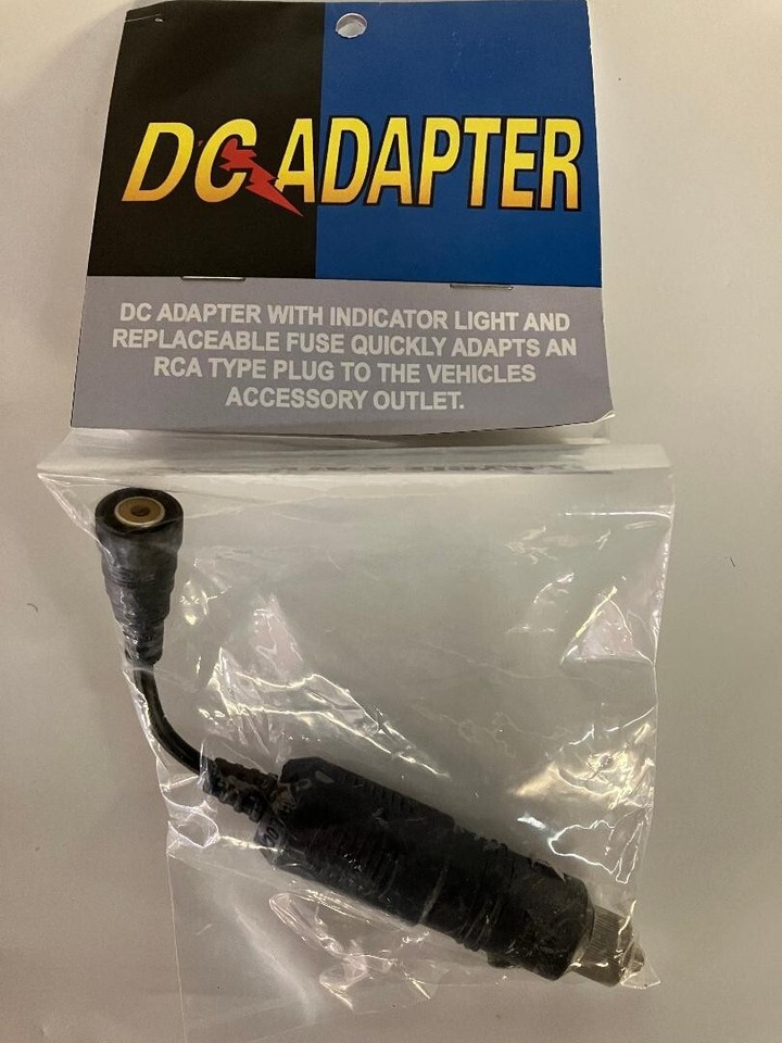 Universal 12V Cigarette Lighter Heated Helmet Shield RCA Adapter Fuse ...