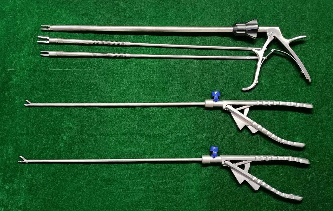 3pc Laparoscopic Clip Applicator Long Rod 10mm & Needle Holder Curved ...