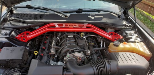 BMR 08-18 Fits Dodge Challenger Front Strut Tower Brace - Red (twin ...