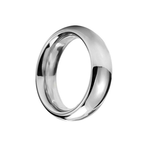 Stainless Steel Thick Heavy Duty Metal Silver Male Ring Peni Enhancer ...