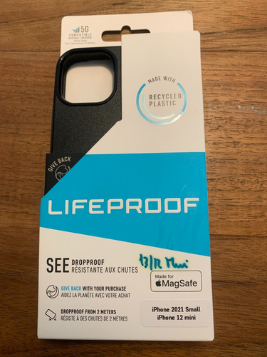 LifeProof SEE Hülle für iPhone 12 mini, schwarz, mit MagSafe ...