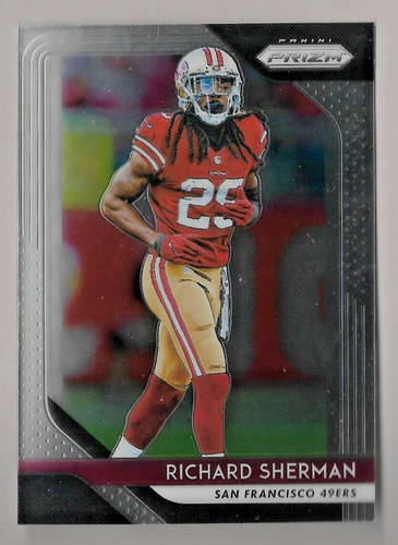 RICHARD SHERMAN 2019 PRIZM FOOTBALL !!! CARD #248 49ERS HOF | eBay
