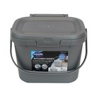 Addis Kitchen Caddy for Food Waste or Storage – Metallic Grey – 4.5L ...
