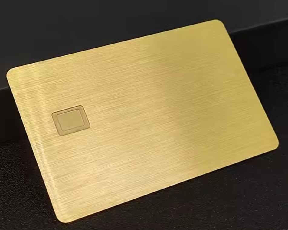 Heavy Metal Stainless Steel Credit Card Blank w/ Chip Slot & Mag Strip ...