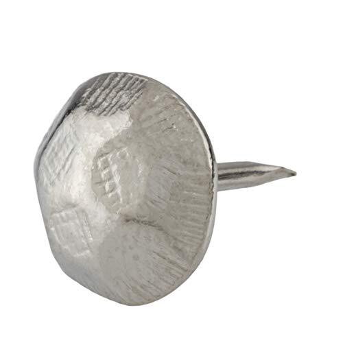 Nickel Plated Plain Dome Hammered Head Tacks/2" Diameter/2" Long 50 ...