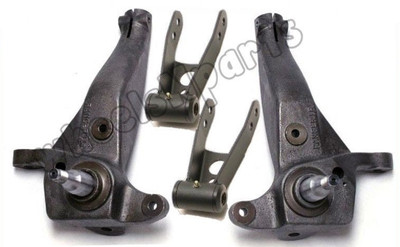 Lift Kit 4" Front Spindles 2" Rear Shackles For 2001-10 Ford Ranger ...