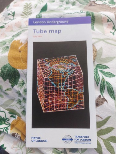 TfL/London Underground Tube Map July 2025 edition. very latest. | eBay UK