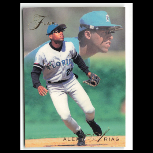 Alex Arias #45 1993 Flair Florida Marlins Baseball Card MLB NM | eBay