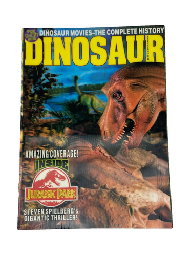 Dinosaur Movies The Complete History 1993 Magazine Lenticular 3-D ...