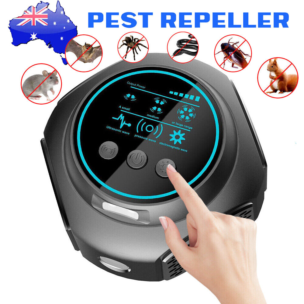Ultrasonic Repellent 360° Electronic Control Pest Rat Cat Mice Rodent ...