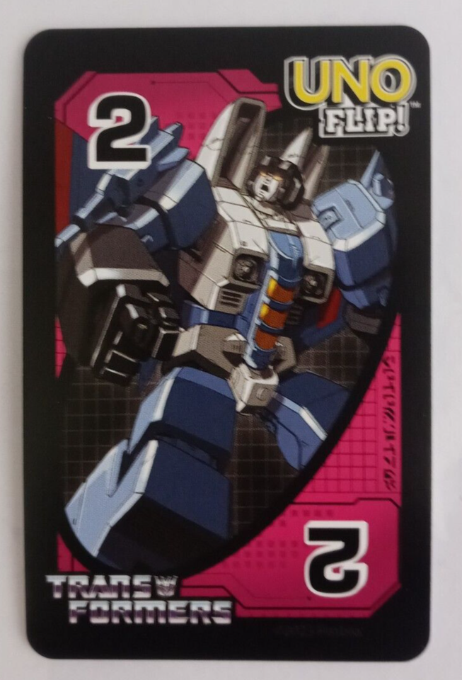 Uno Flip! Transformers Card Blue Blaster Reverse Card (B) | eBay