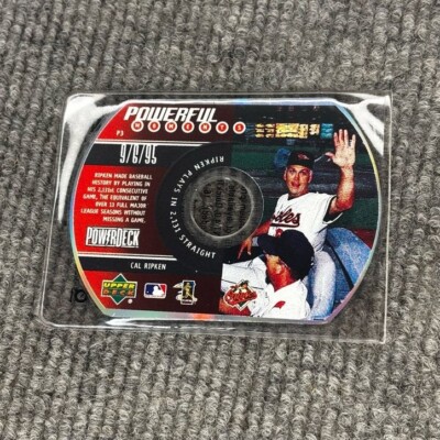 1999 Upper Deck Powerdeck Powerful Moments CD-ROM Cal Ripken Jr #P3 HOF ...