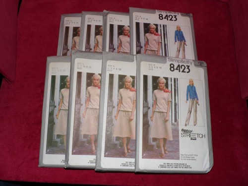 🌺 UNCIRCULATED 1978 SIMPLICITY #8423-LADIES JACKET-SKIRT & PANTS ...