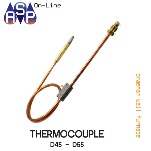 THERMOCOUPLE FOR BRAEMAR WALL FURNACE D45 D55 SIT - PART# 0270416 ...