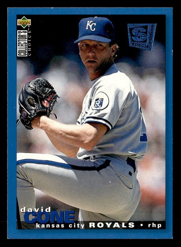 David Cone 1995 Collector's Choice SE Card #210 Kansas City Royals | eBay