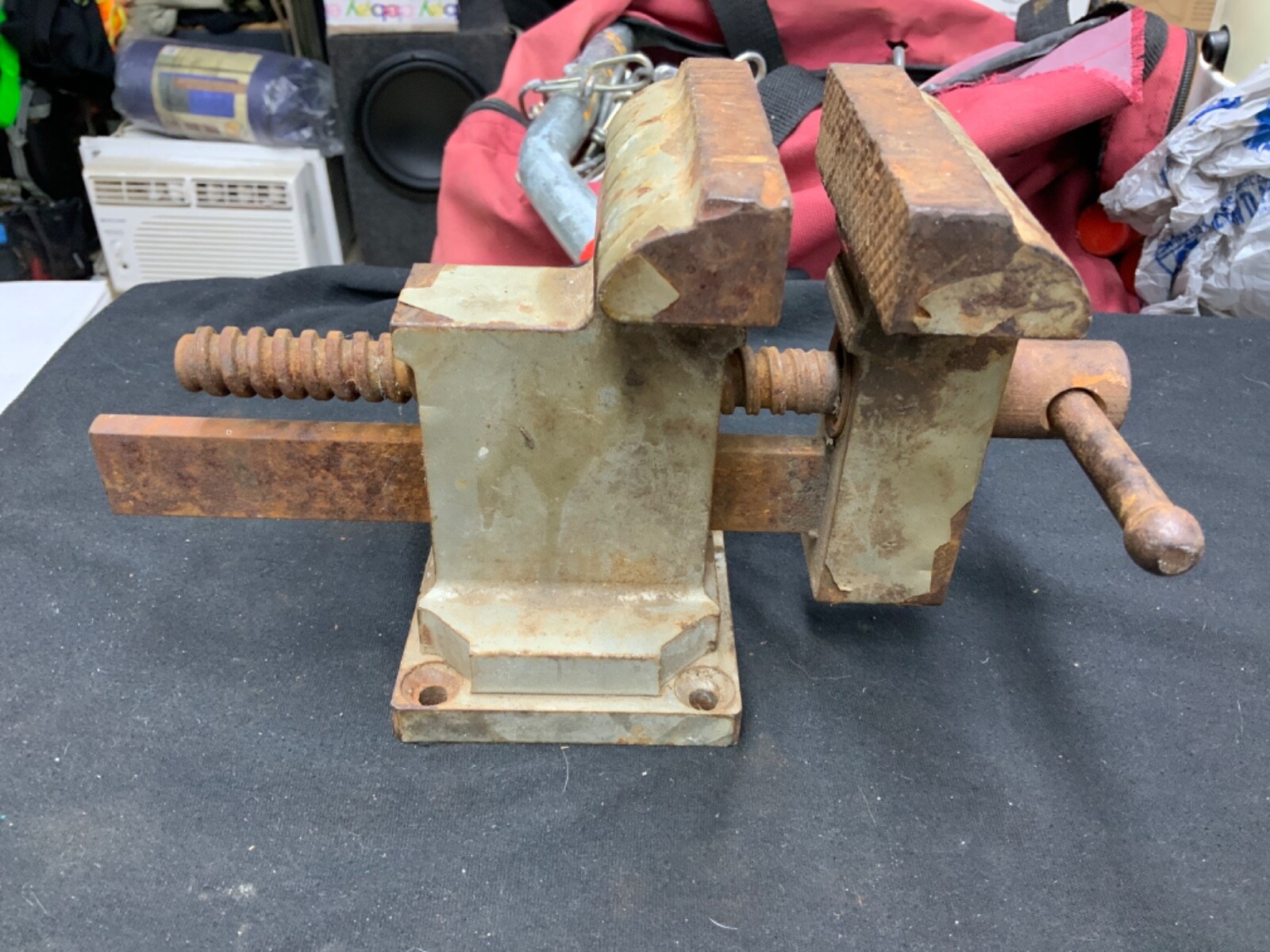 VINTAGE BRINK & COTTON TABLE MOUNT SWIVEL VISE, 3 1/2'' JAW HOBBY VICE ...