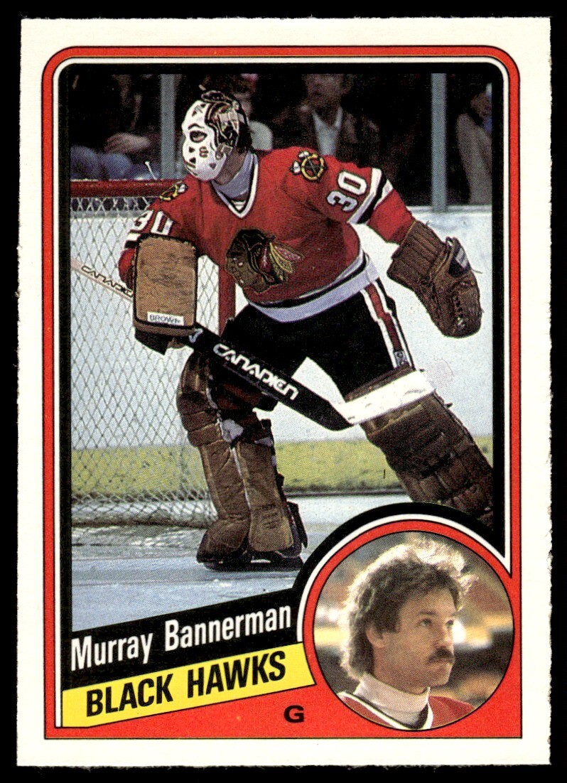 1984-85 O-Pee-Chee Murray Bannerman Chicago Blackhawks #32 | eBay