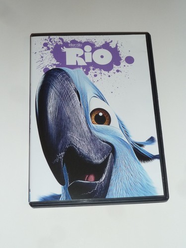Rio DVD 2014 kids cartoon movie animated tropical bird family Brazil ...