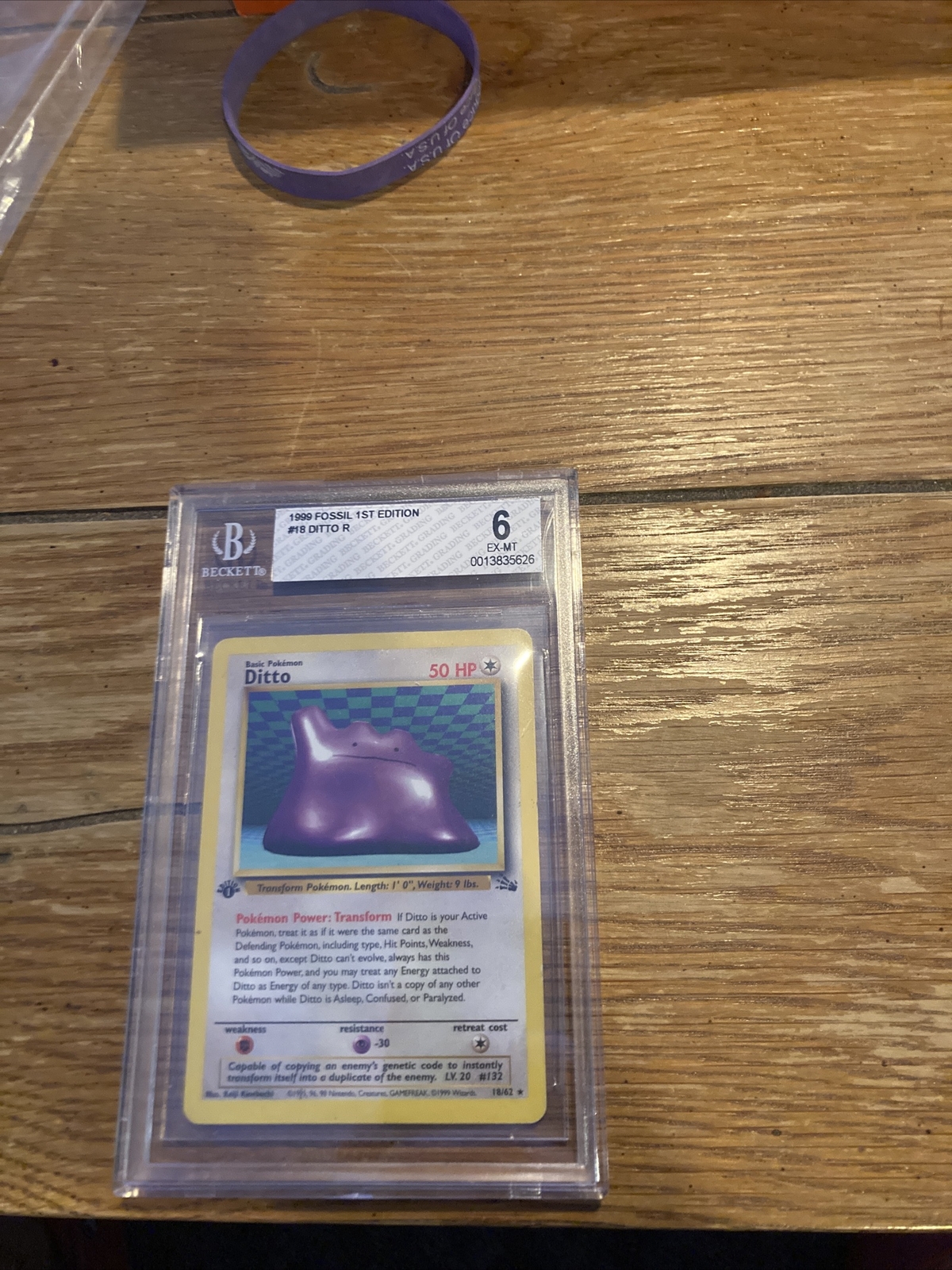 Pokémon TCG Ditto Fossil 18 Regular 1st Edition Rare for sale online | eBay