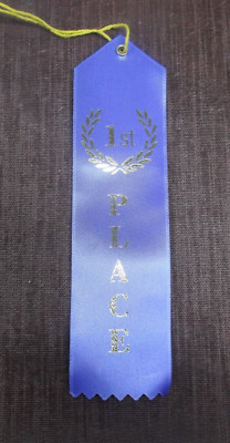 1st Place Award Ribbons w Card-String blue lot of 12 | eBay