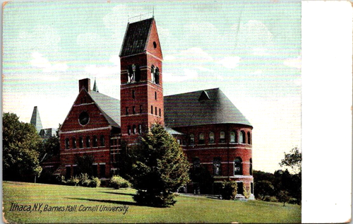 Vintage Postcard. Barnes Hall, Cornell University, Ithaca, New York. AP ...
