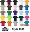 Alstyle Apparel AAA T Shirt 1301 Men's Plain Blank Short Sleeve T ...