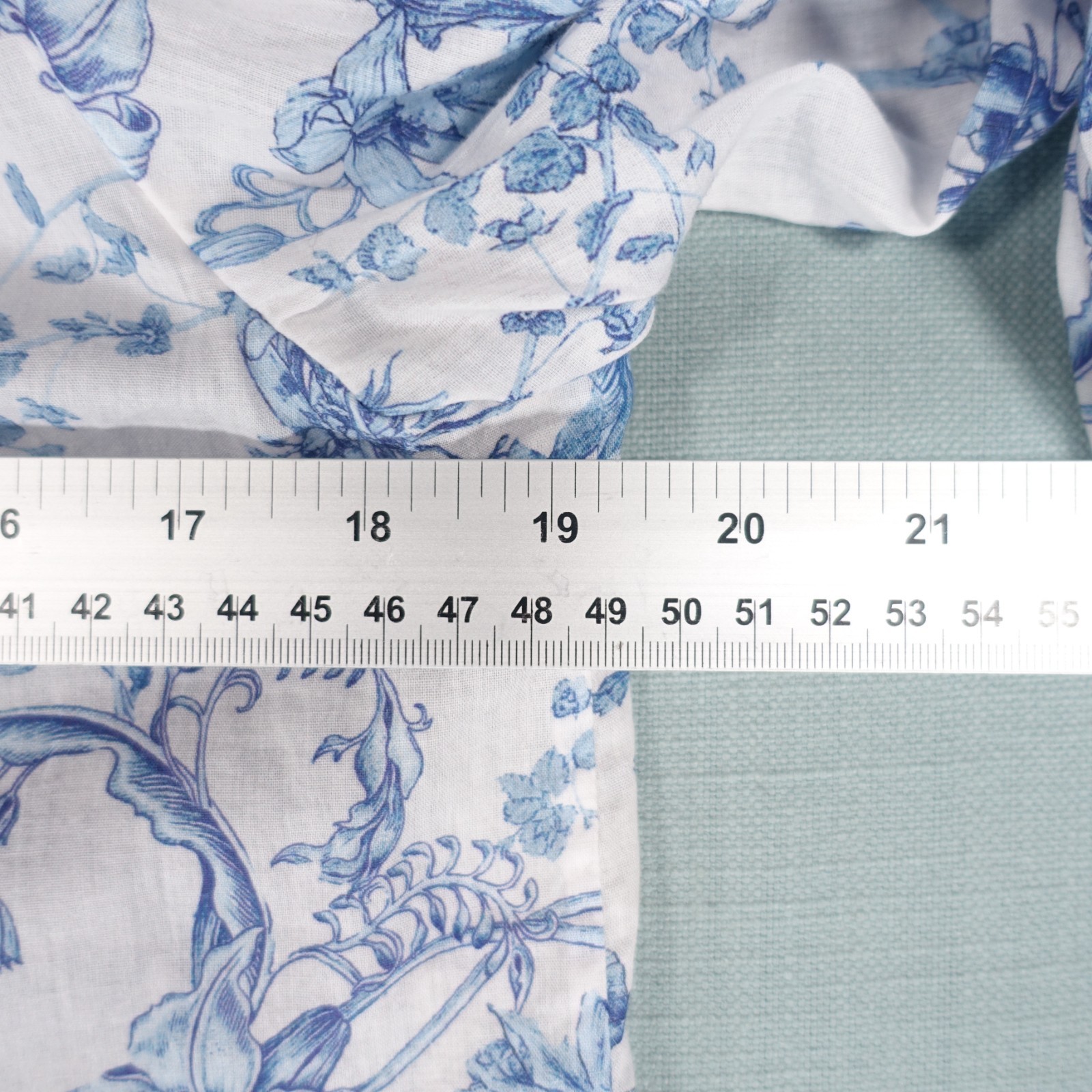 Alice Olivia Shirt Blouse Womens Blue White Floral Cotton Lightweight ...