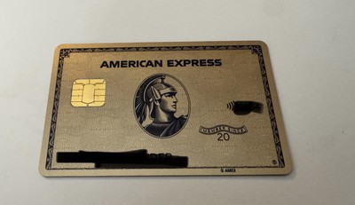 GOLD American Express METAL card. Cancelled. Collectible. | eBay
