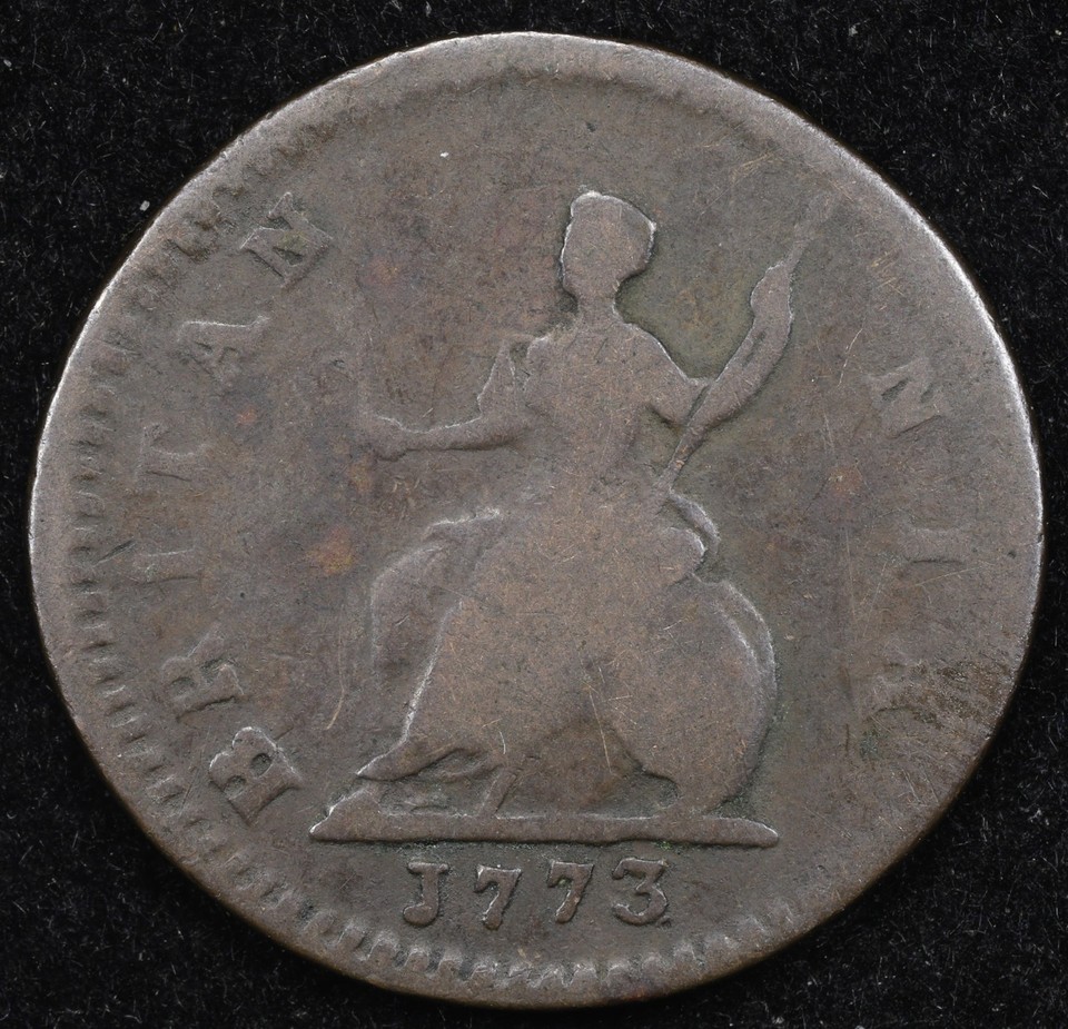 Great Britain George III Copper Farthing 1773 | eBay