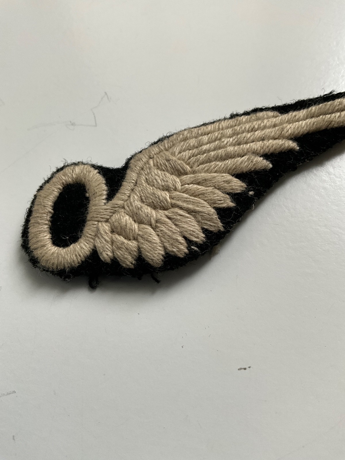 original ww1 RFC royal flying corps observers brevet wing cloth badge ...