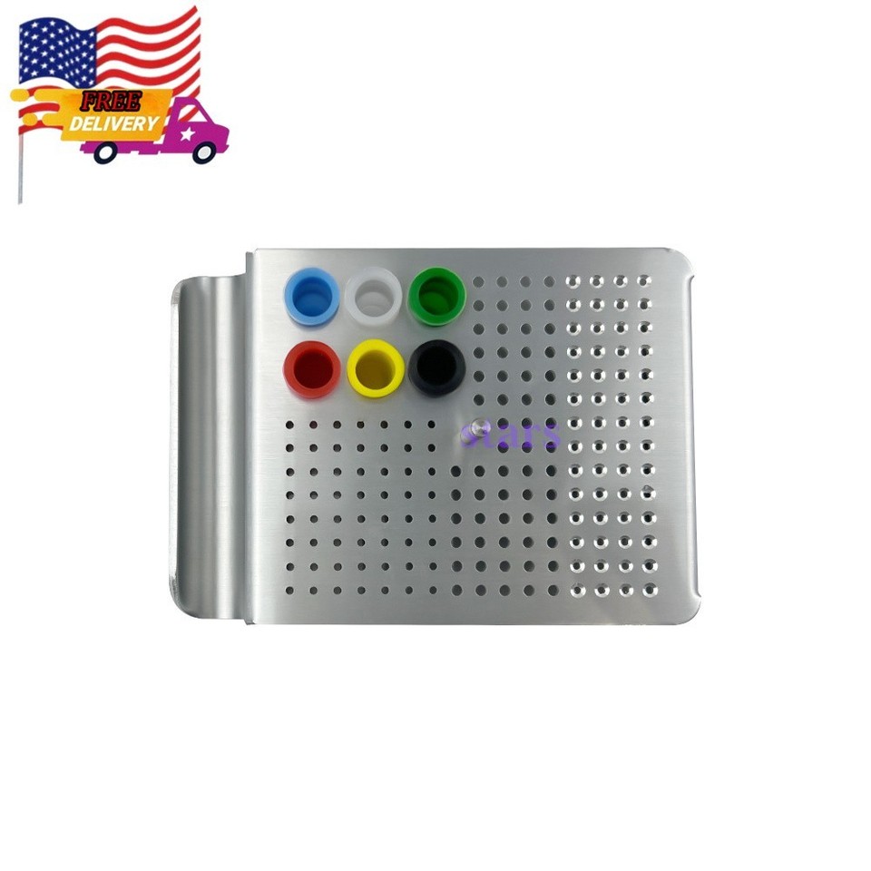 180 Holes Dental Burs Block Holder Disinfection Box Endo Files Placing ...