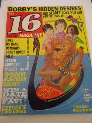 Dark Shadows, Bobby Sherman, Michael Stroka - 16 Magazine 1970 | eBay