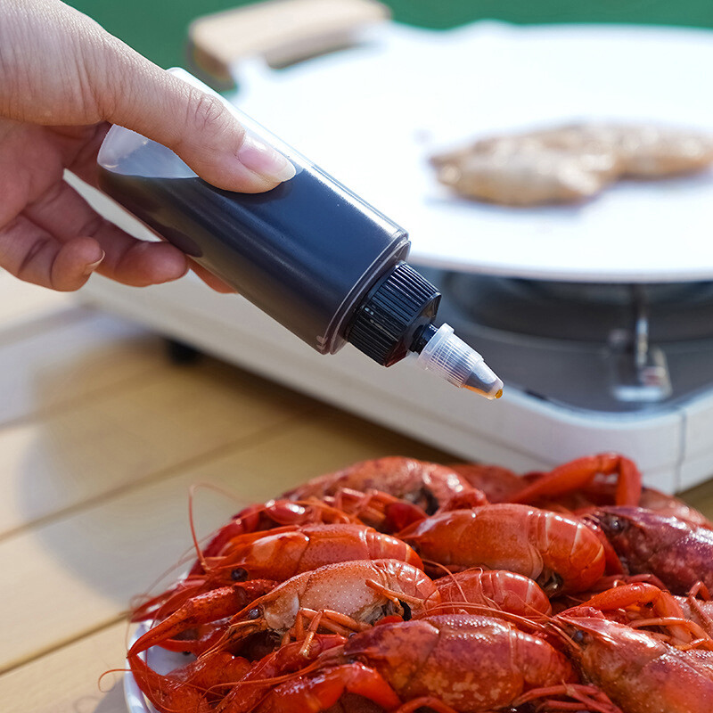 Kitchen Squeeze Bottle Oil Condiment Sauce Squeeze Bottles Portable ...