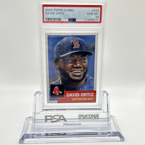 2022 Topps Living Set David Ortiz Baseball Card #543 PSA 10 Gem Mint | eBay
