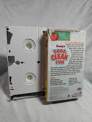Barney & Friends Good Clean Fun! VHS Video | Grelly USA