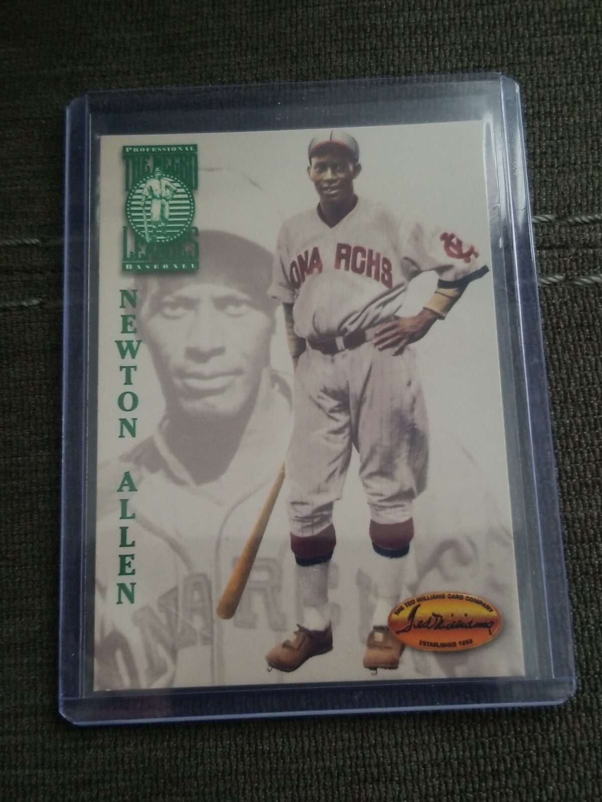 1994 Ted Williams Card Company - #100 Newton Allen (RC) for sale online ...