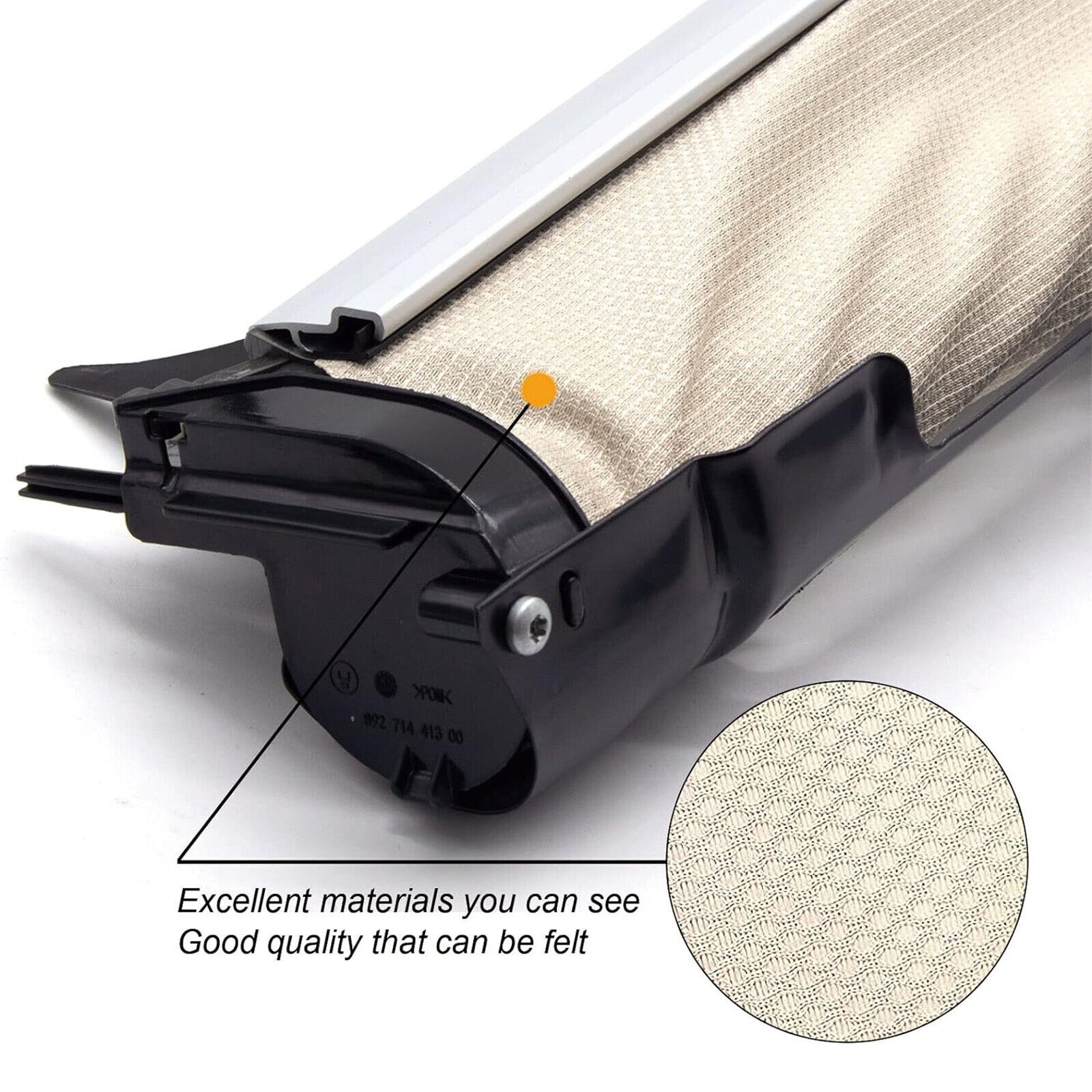 Beige Sunroof Sunshade Curtain Assembly For VW Tiguan Audi Q5 SQ5 2014 ...