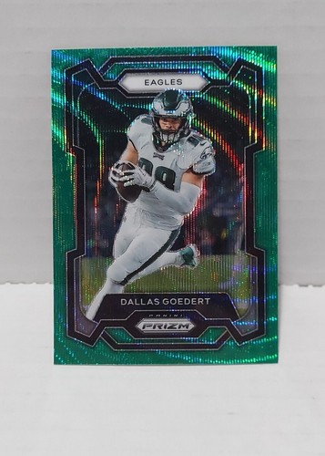 Dallas Goedert 2023 NFL Prizm Football Green Wave Football Card Eagles ...