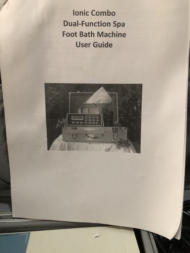 Ionic Combo Dual-Function Spa Foot Bath Machine | eBay