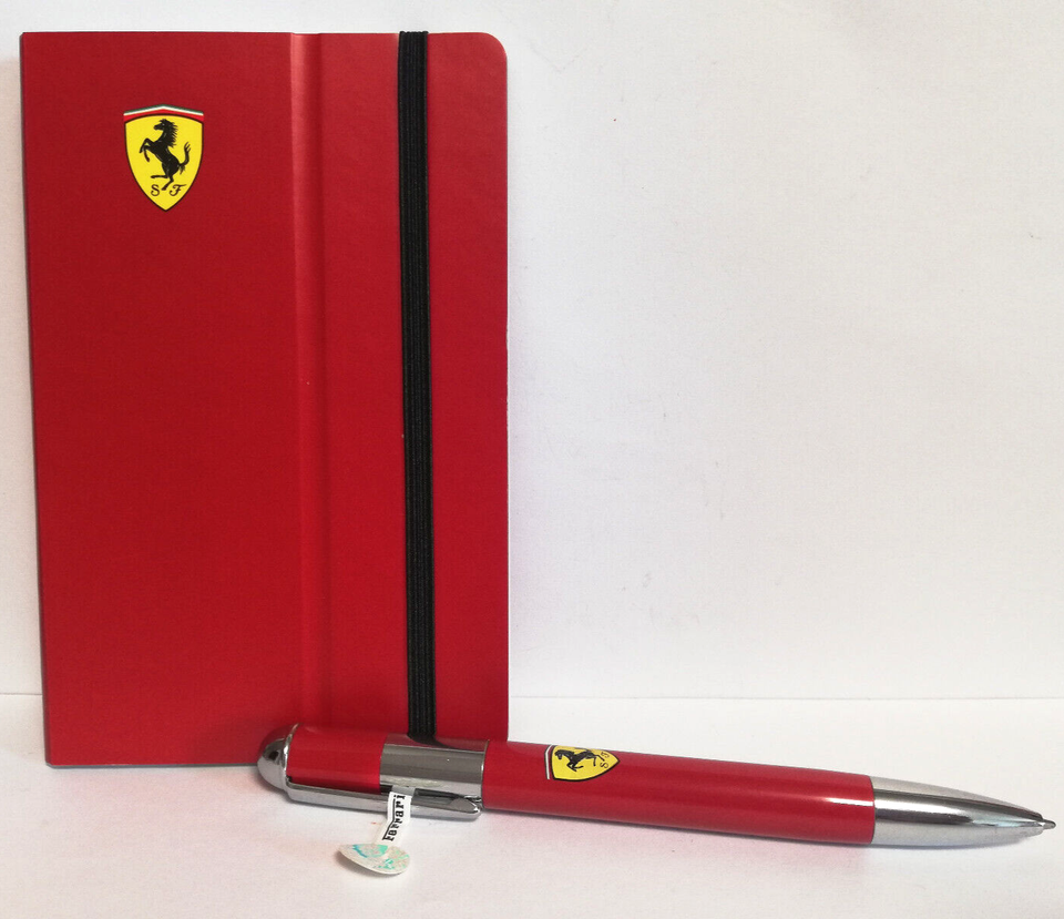Ferrari Set. A6 Notebook + Ballpoint Pen. Officially Licensed Product ...