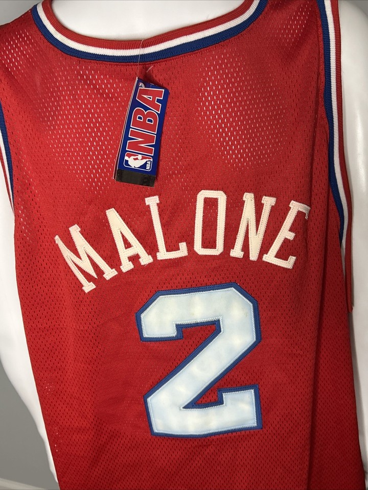 Moses Malone jersey adult 56 NBA Authentic Mitchell & Ness Philadelphia ...