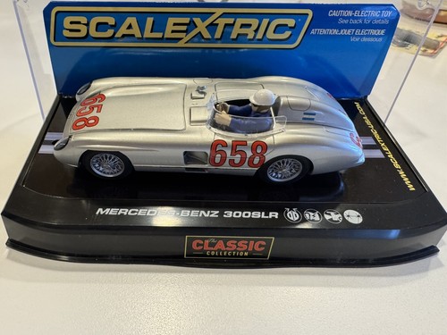 Scalextric Mercedes 300 SLR #658 Millie Miglia Fangio 1/32 Slot Car | eBay